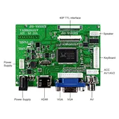 Hdmi+Vga+2Av Input 30Pin Lvds Ttl 50 Pin Lcd Driver Board Rtd2660H Lvds Controller Board